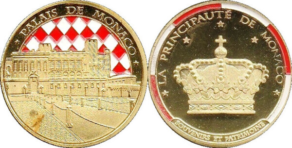 Medal - Souvenirs et Patrimoine (Palais de Monaco) - Monaco – Numista